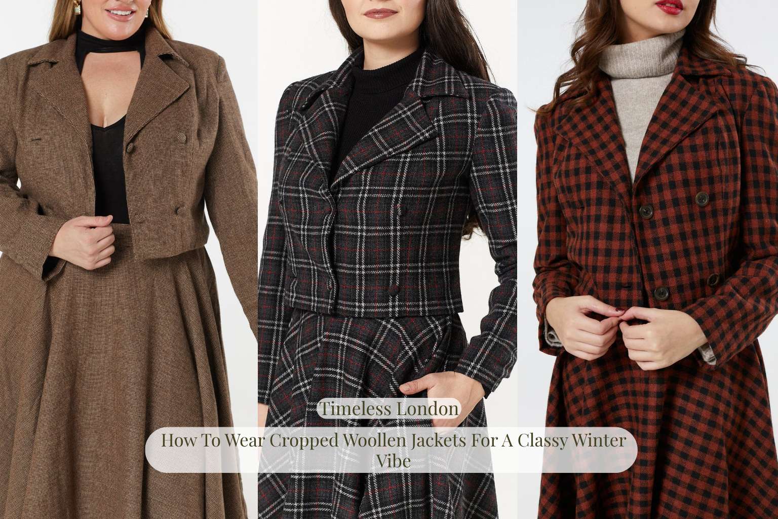 Get Cropped Woollen Jackets For A Classy Winter Vibe – Timeless London