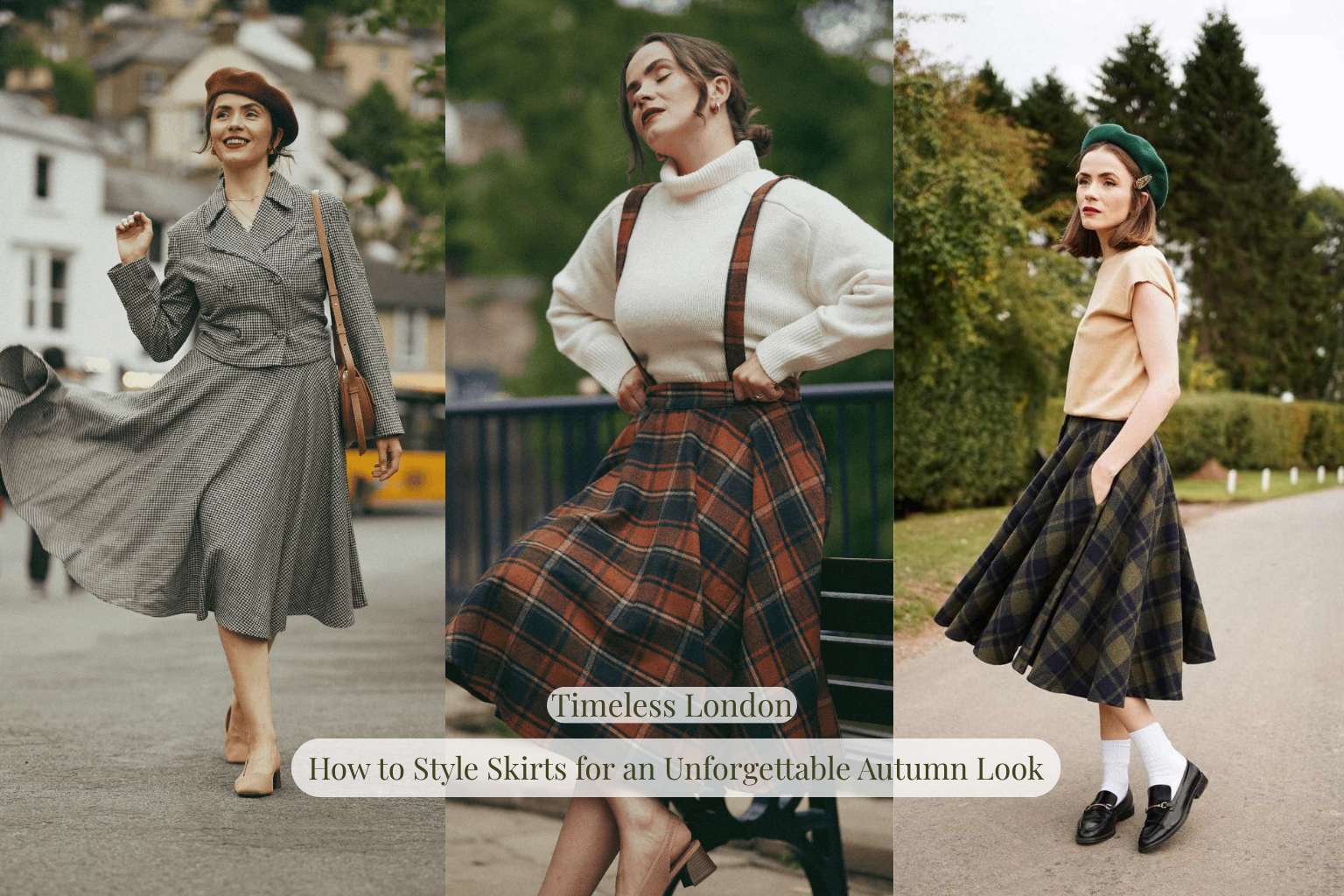 Style Skirts for an Unforgettable Autumn Look – Timeless London